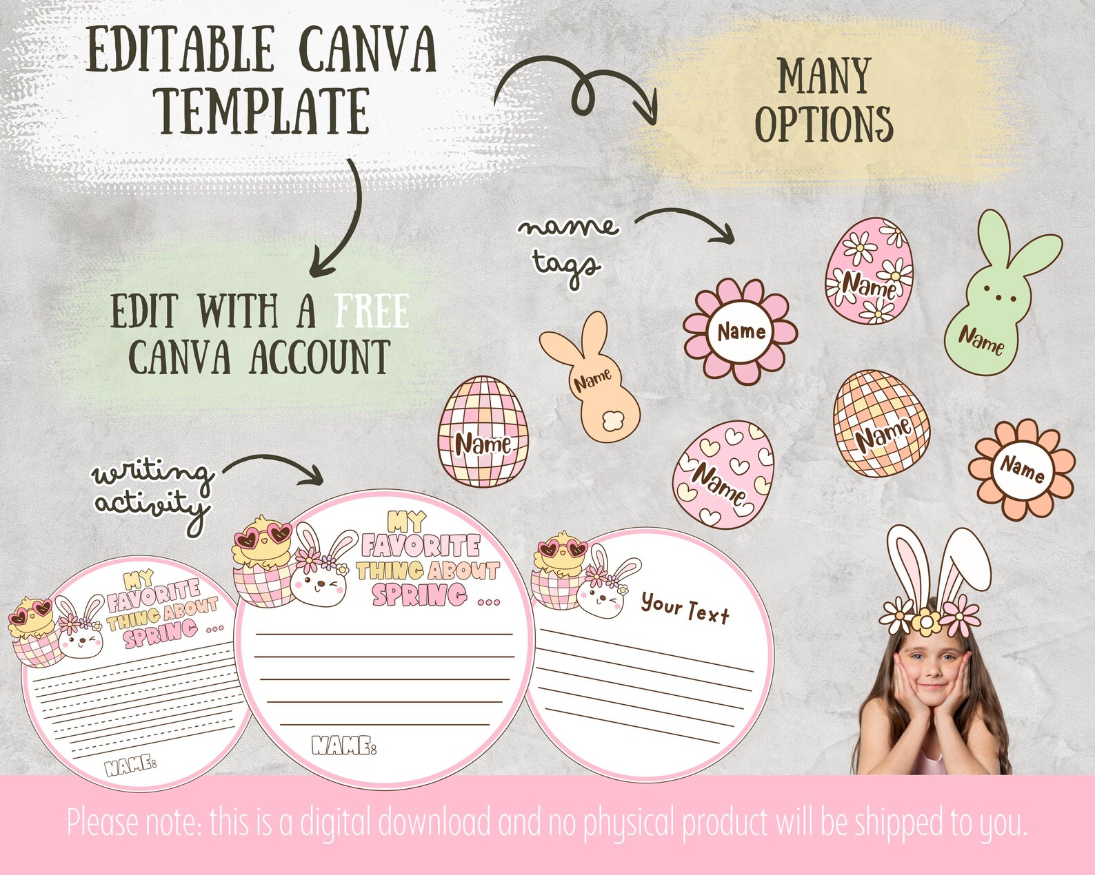 Spring Easter Bulletin Board Ideas April March Bulletin Board Kit Door ...