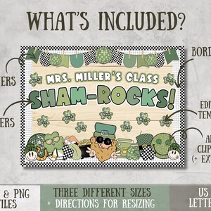 St. Patrick's Day Bulletin Board Ideas Spring March Bulletin Board Kit ...