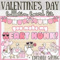 Valentine's Day Bulletin Board Ideas February Bulletin Board Kit ...