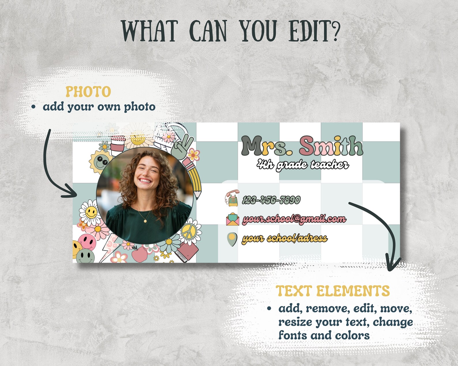 Email Signature Teacher Email Signature Template Teacher Email ...