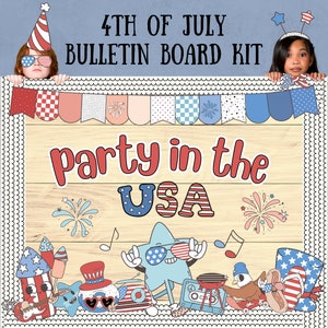4th of July Bulletin Board Kit July Bulletin Board Kit Summer Bulletin ...