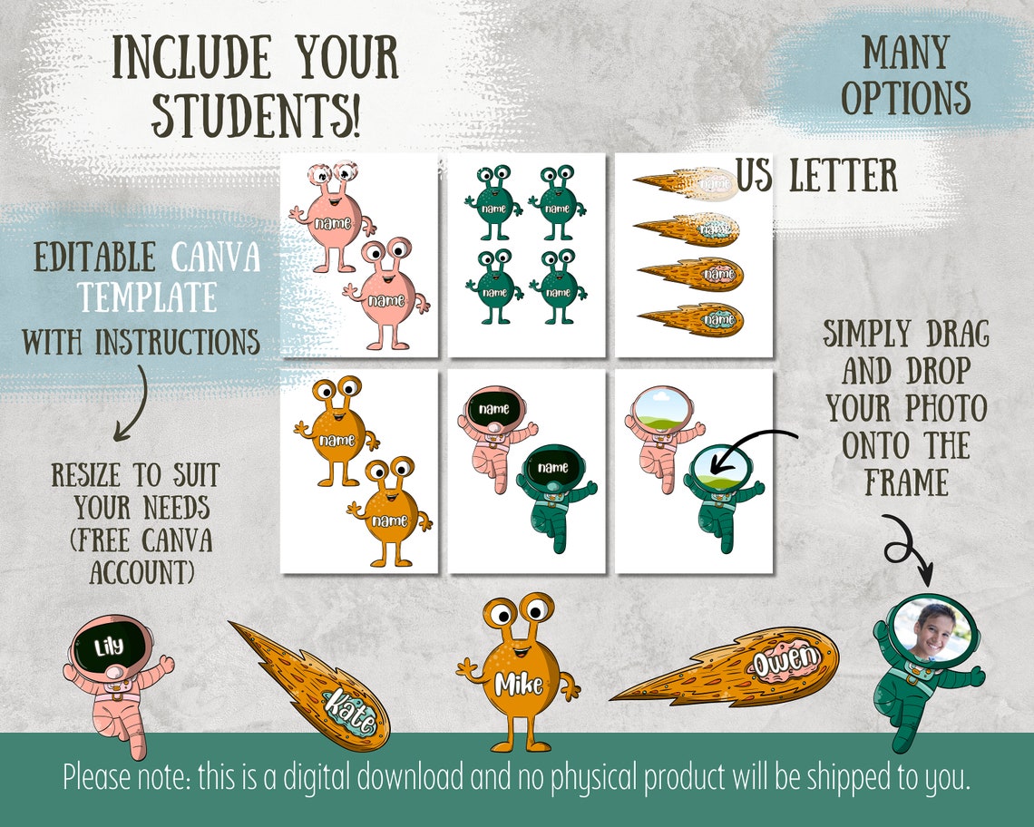 Space Back to School Bulletin Board Kit Welcome Back to School ...