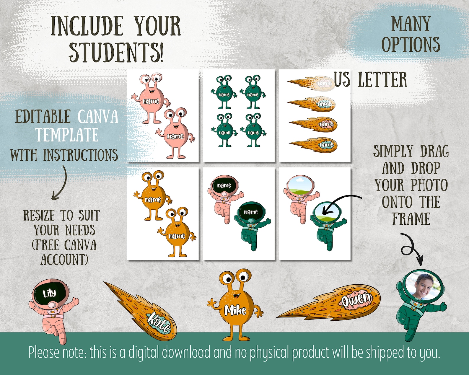 Space Back to School Bulletin Board Kit Welcome Back to School ...