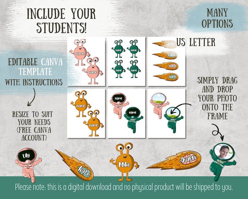 Space Back to School Bulletin Board Kit Welcome Back to School ...