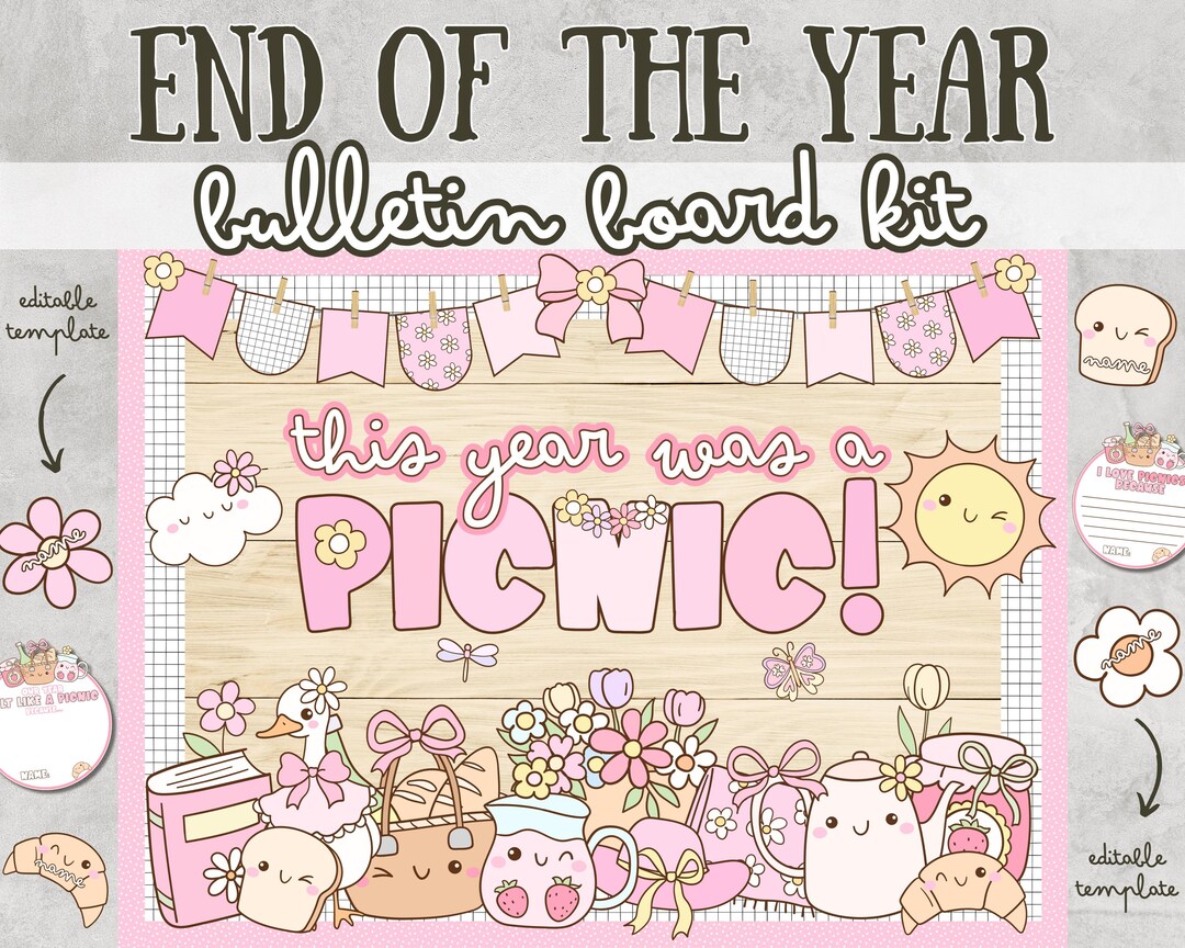 Summer Bulletin Board Ideas End of the Year May June Bulletin Board Kit ...