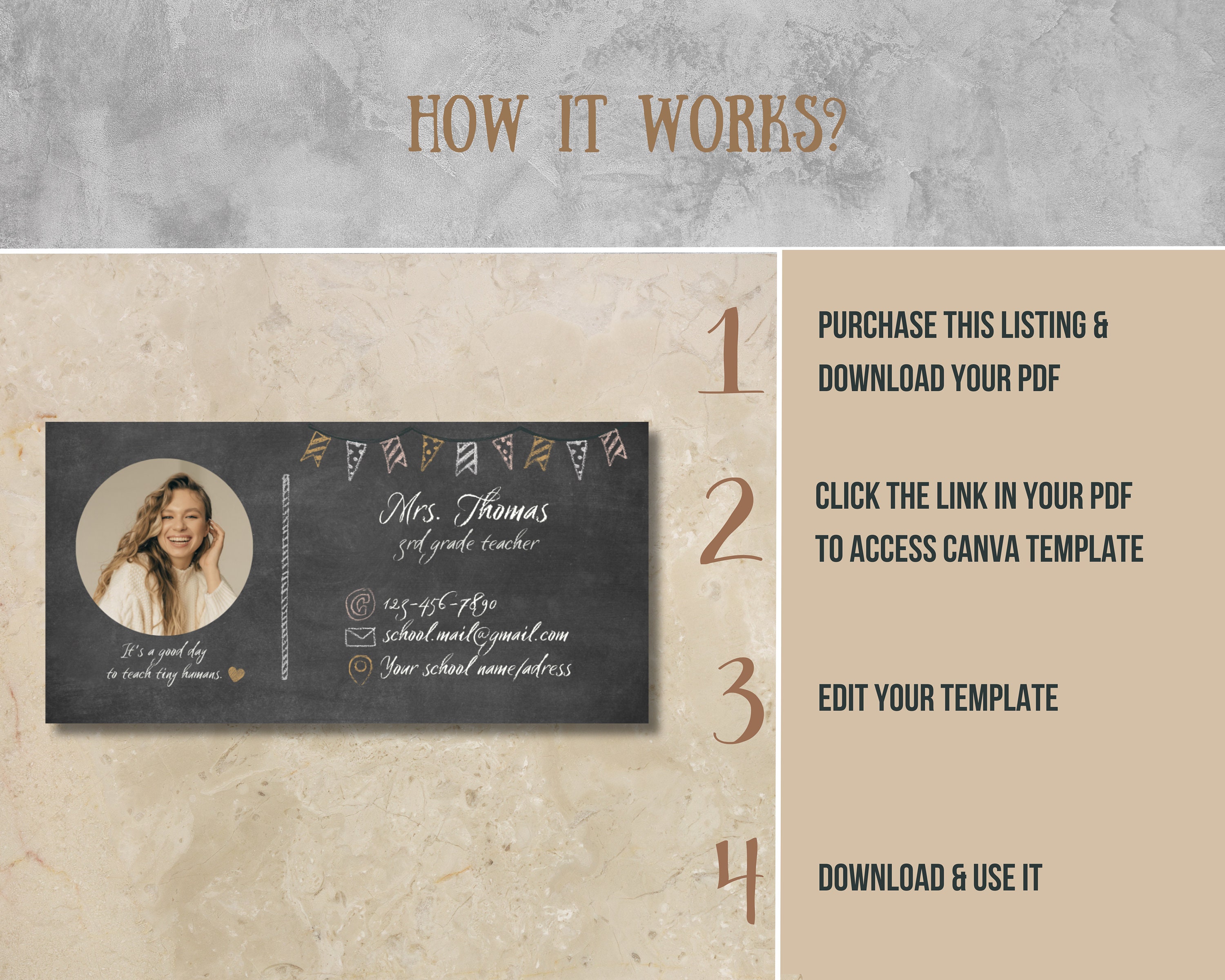 Email Signature Teacher Email Signature Canva Template Email Signature ...