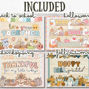 Yearly Bulletin Board Kits Bundle Seasonal Holiday All Year Long ...