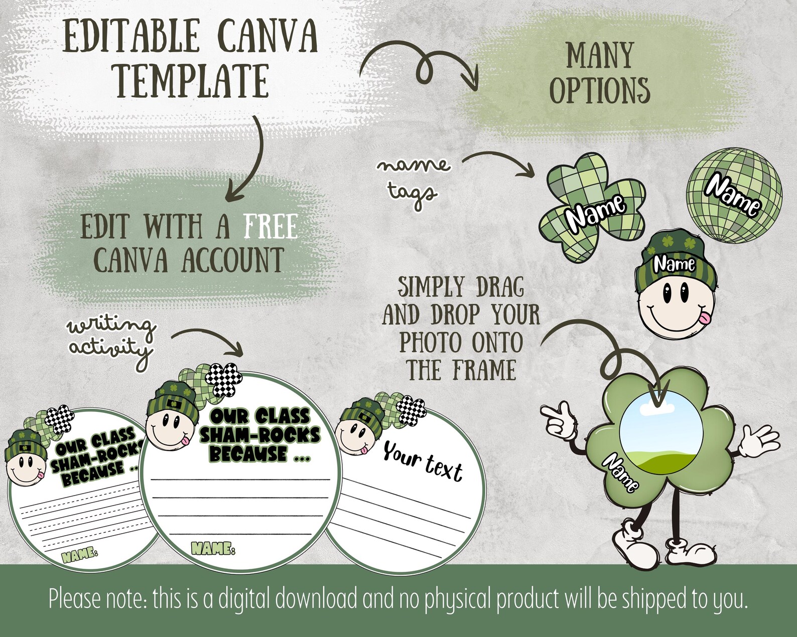 St. Patrick's Day Bulletin Board Ideas Spring March Bulletin Board Kit ...