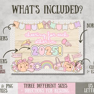 New Years Bulletin Board Kit Decoration Ideas January Winter Classroom ...