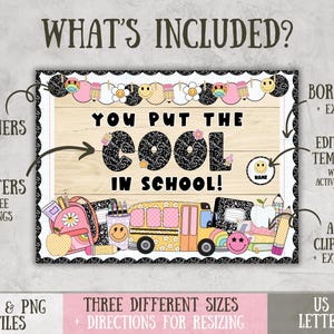 Welcome Back to School Bulletin Board Kit Ideas Composition Notebook ...