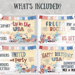 4th of July Bulletin Board Kit July Bulletin Board Kit Summer Bulletin ...