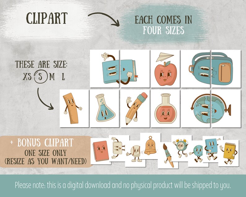 Welcome Back to School Bulletin Board Kit Back to School Decor Groovy ...