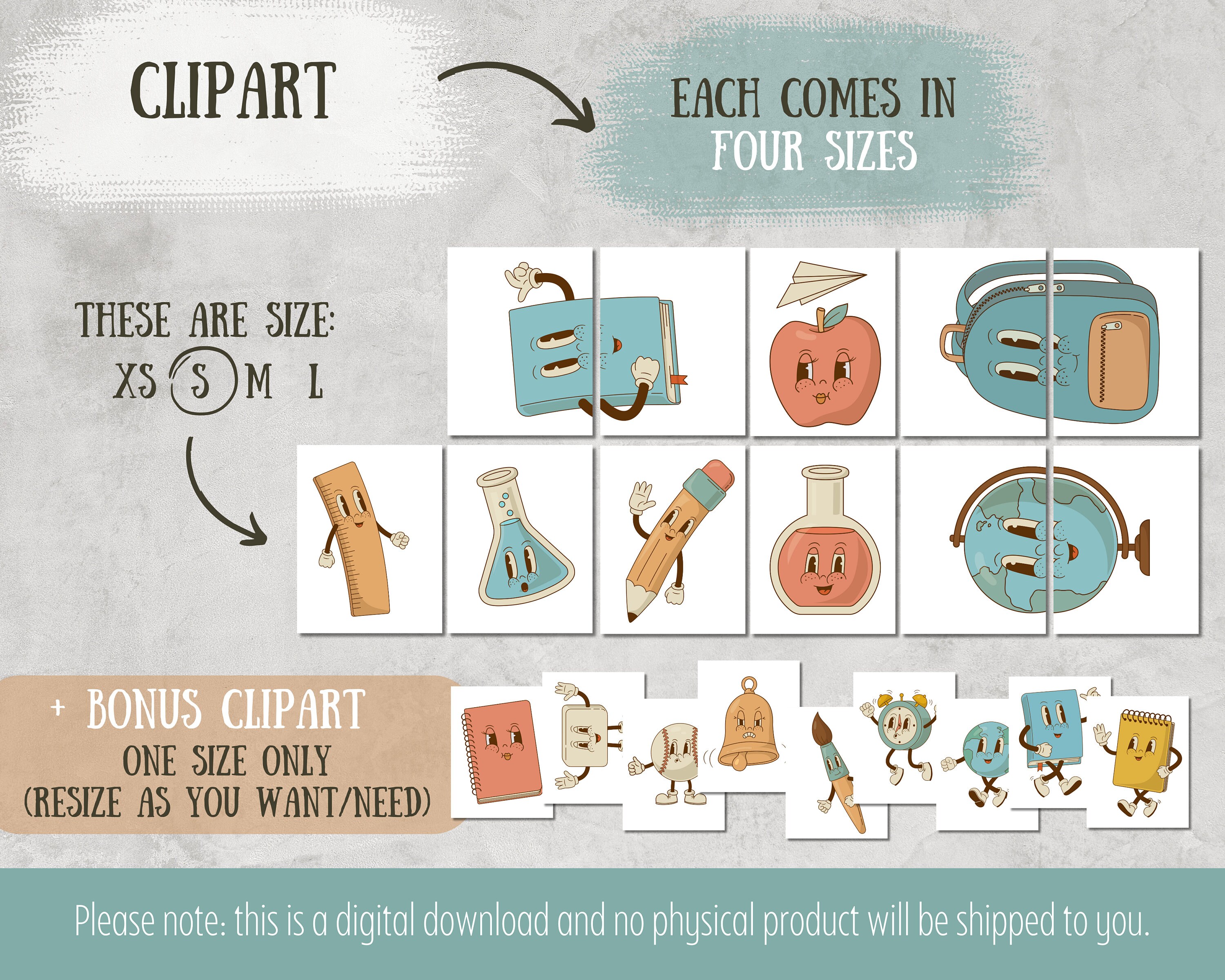 Welcome Back to School Bulletin Board Kit Back to School Decor Groovy ...