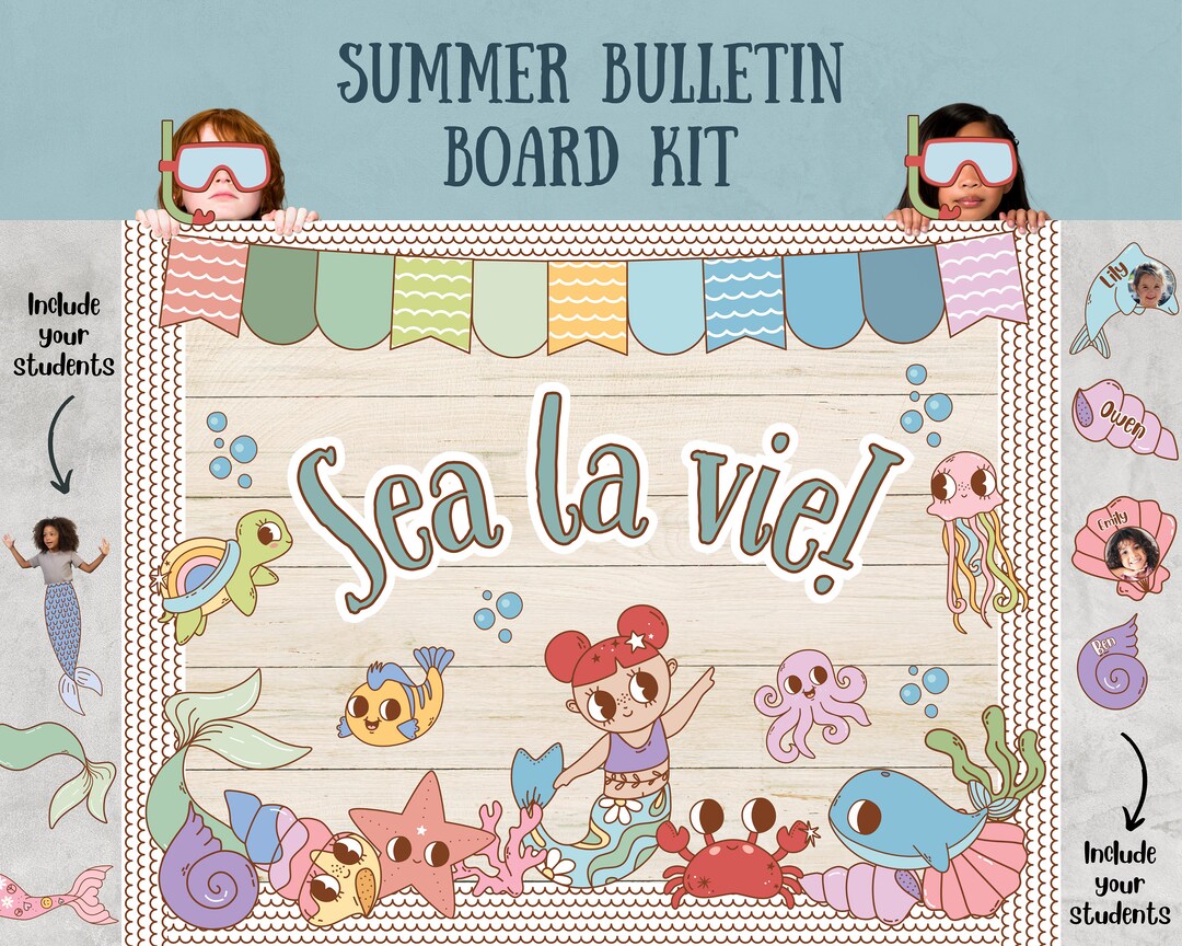 Summer Bulletin Board Kit End of the Year Bulletin Board Kit May ...