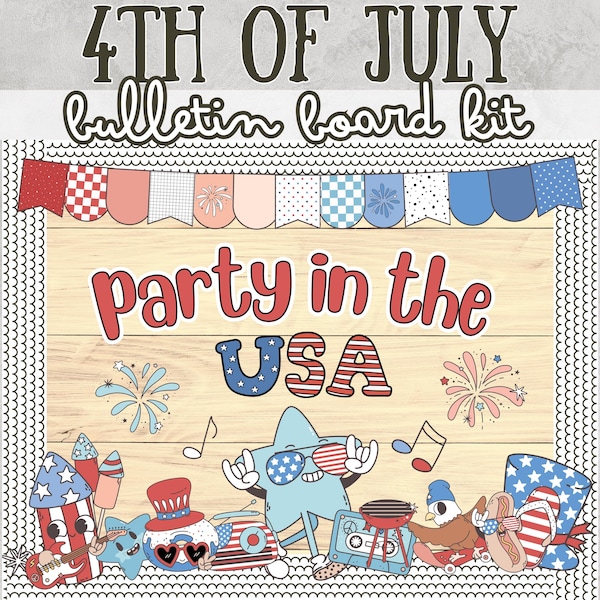 Fourth of July Bulletin Boards - Etsy