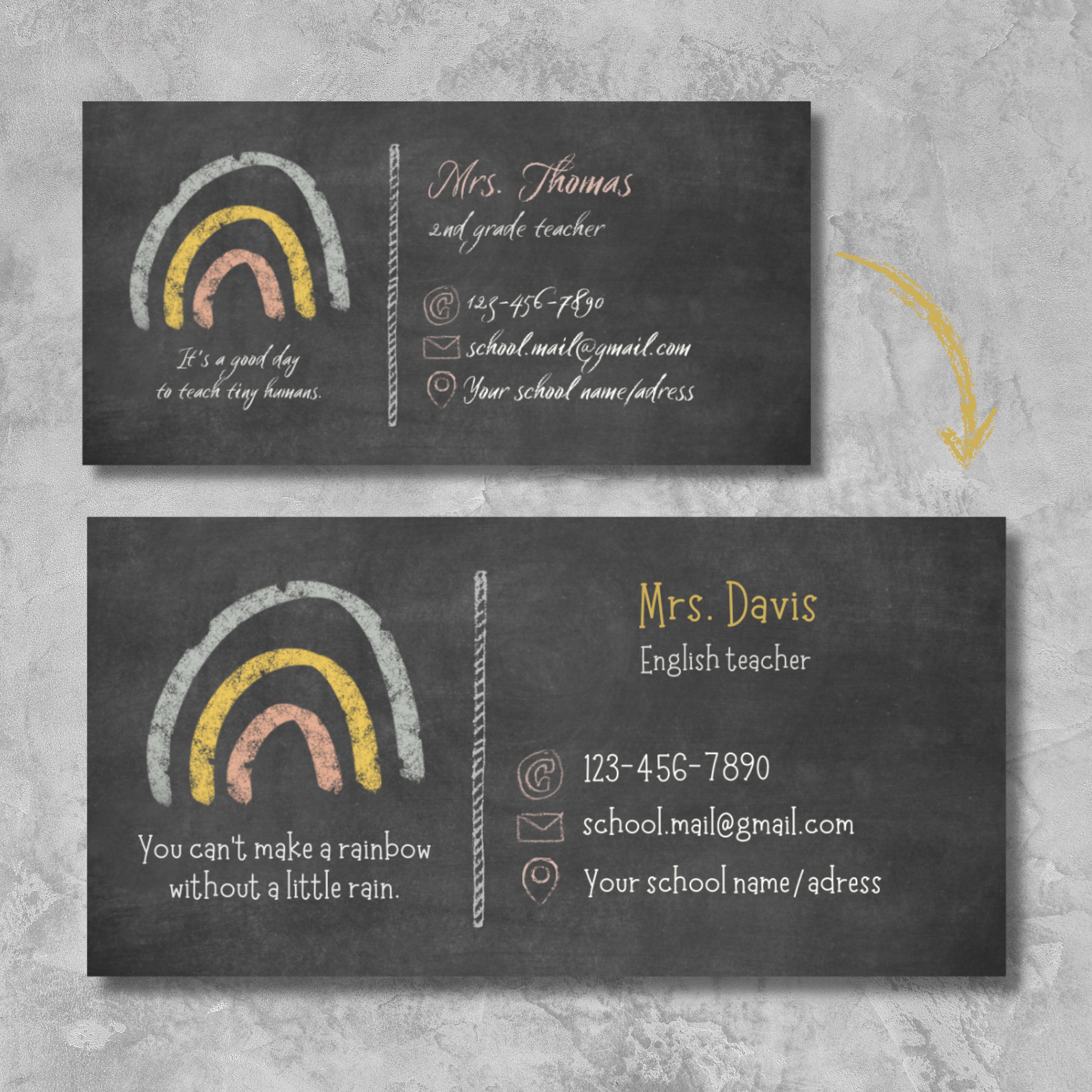 Email Signature Teacher Email Signature Canva Template Email - Etsy