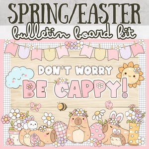 Easter Bulletin Board Ideas Spring April March May Bulletin Board Kit ...