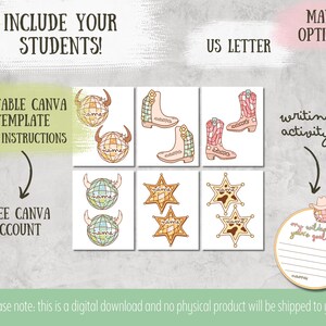 Western New Year Bulletin Board Kit 2025 Groovy Retro Decoration Ideas ...