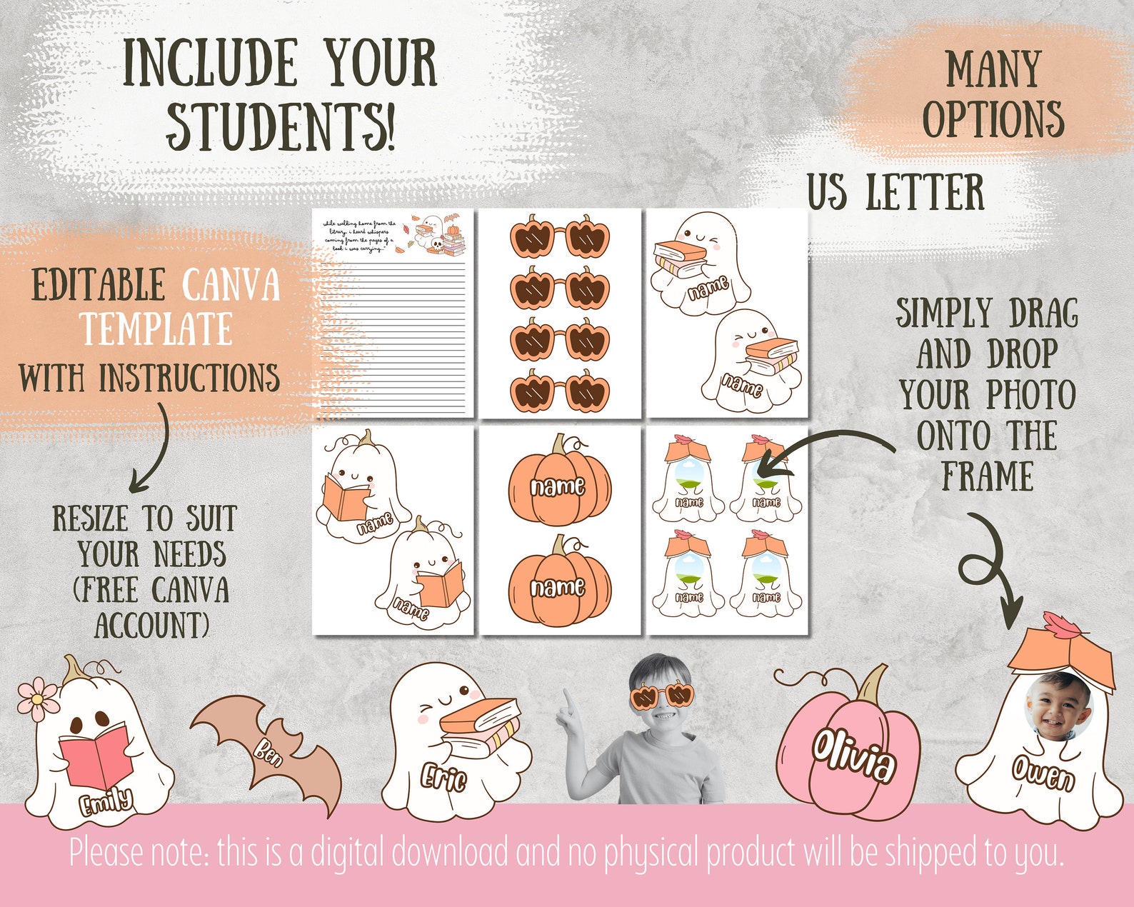 Pastel Halloween Bulletin Board Kit Books Reading October Fall Bulletin ...