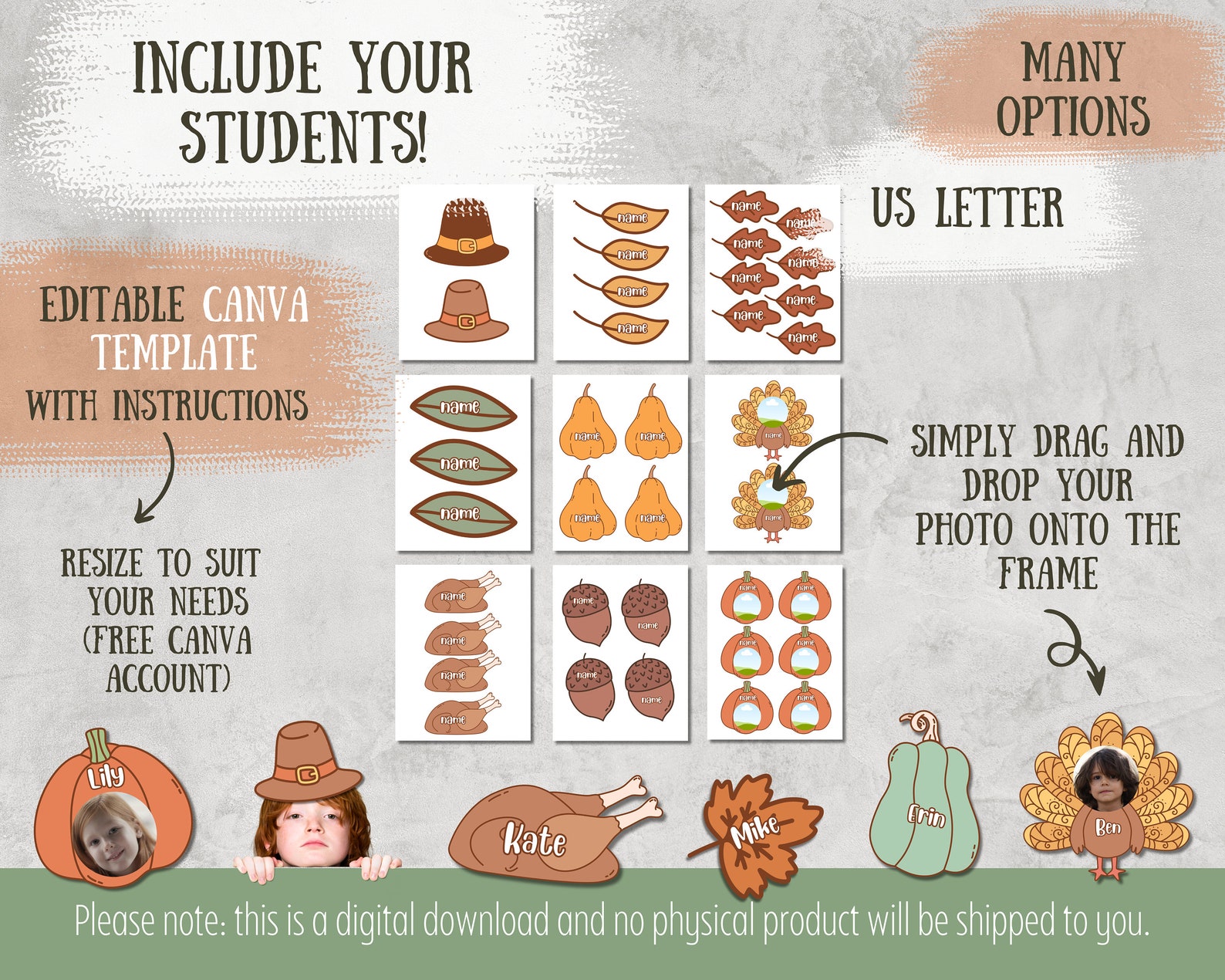 Thanksgiving Bulletin Board Kit Fall Bulletin Board November Bulletin ...