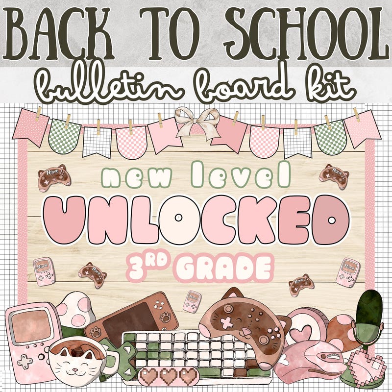 Level up Bulletin Board - Etsy