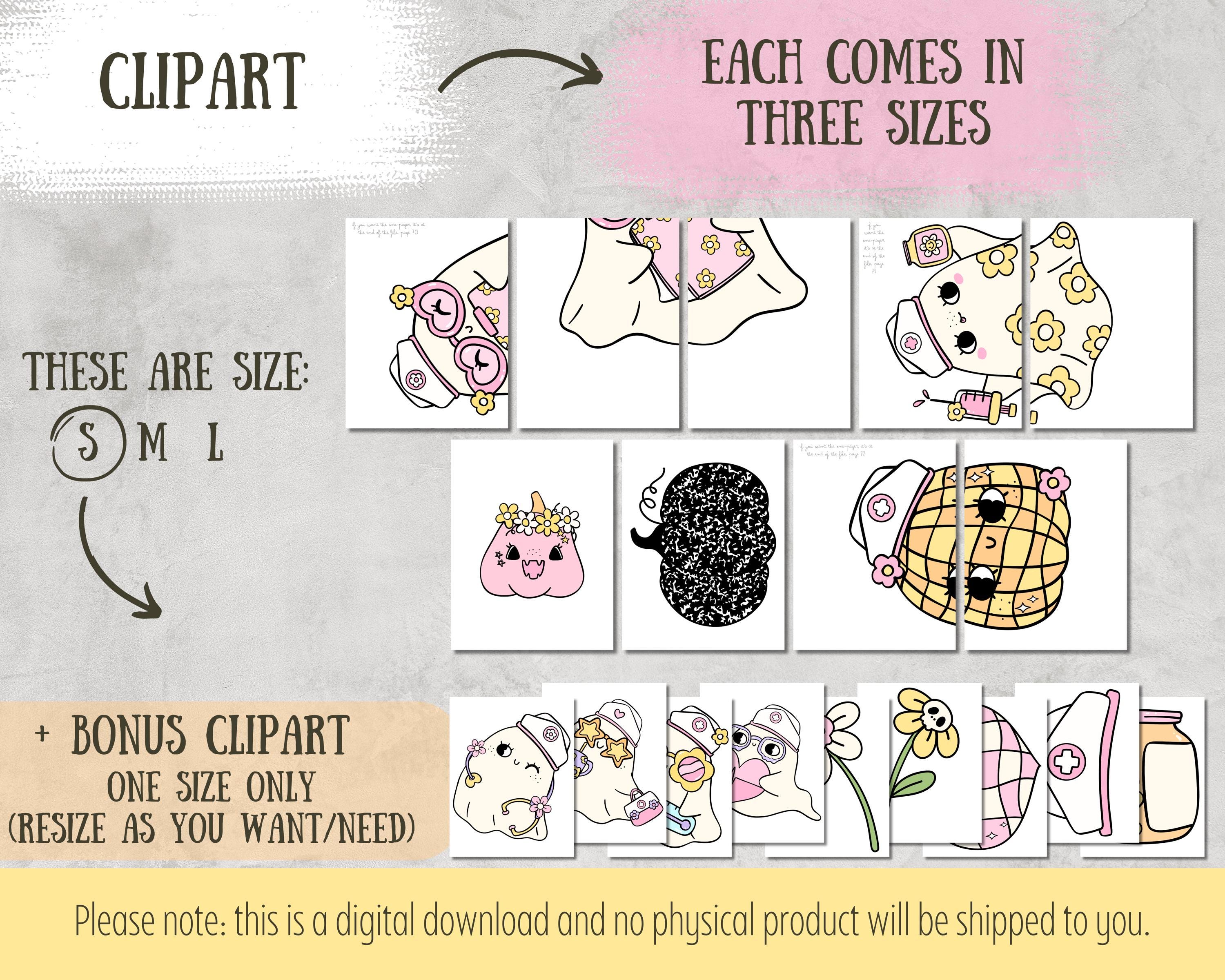 Halloween Bulletin Board Kit School Nurse October Door Decorations Fall ...