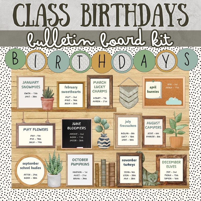 Work Birthday Board - Etsy