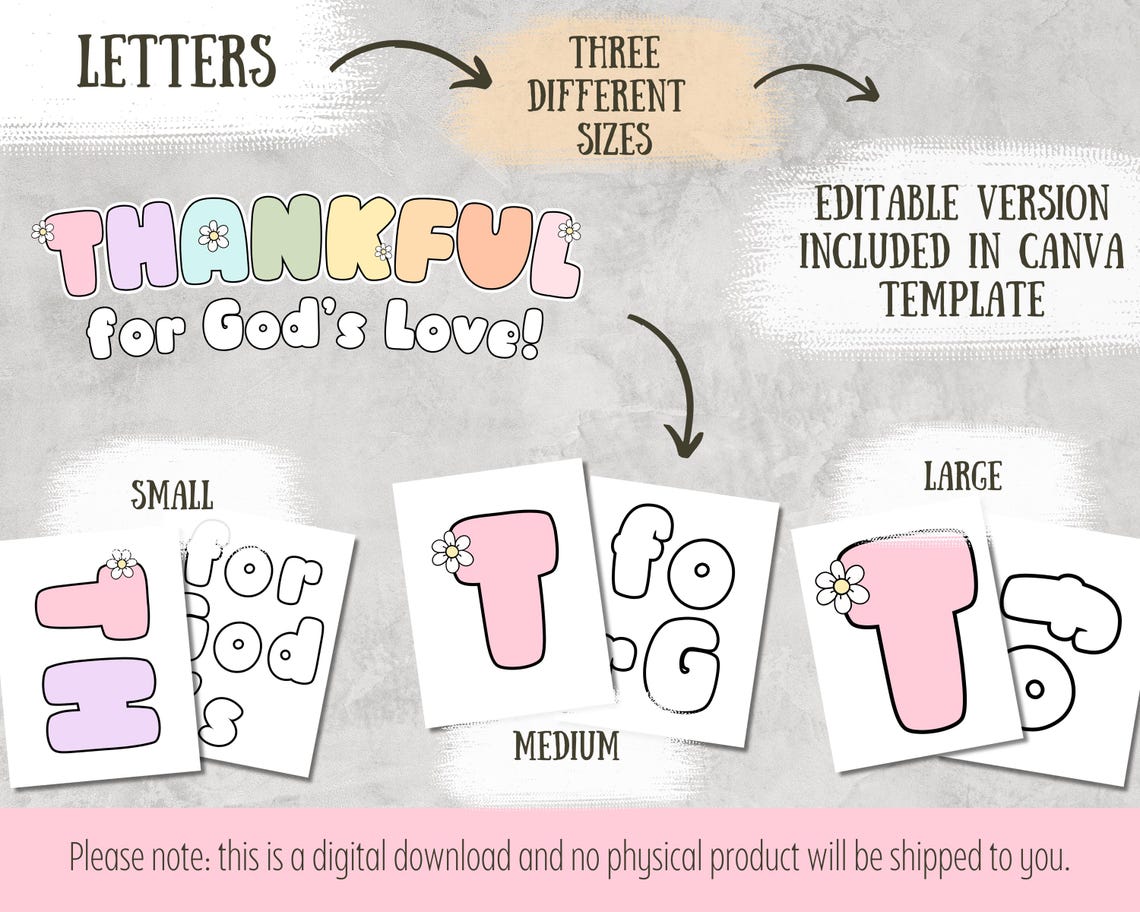 Christian Thanksgiving Bulletin Board Kit Religious Groovy Retro ...