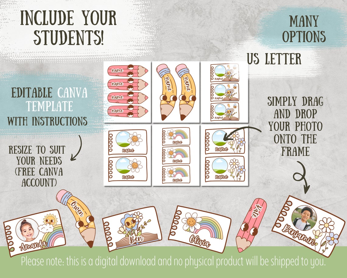 Welcome Back to School Bulletin Board Kit Groovy Retro Back to School ...