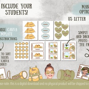 Camping Back to School Bulletin Board Kit Welcome Back to School ...