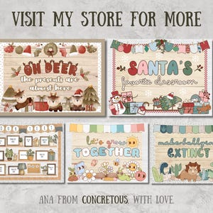 Christmas Bulletin Board Kit December Winter Bulletin Board Kit ...