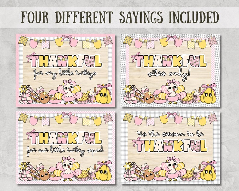 Thanksgiving Bulletin Board Kit Fall Bulletin Board November Bulletin ...