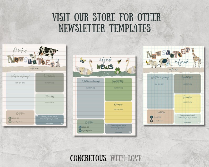 Winter Classroom Newsletter Template Canva Classroom Newsletter for ...