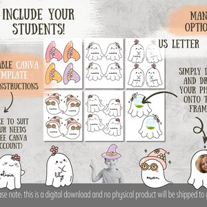 Groovy Halloween Bulletin Board Kit Pastel Pink October Fall Bulletin ...