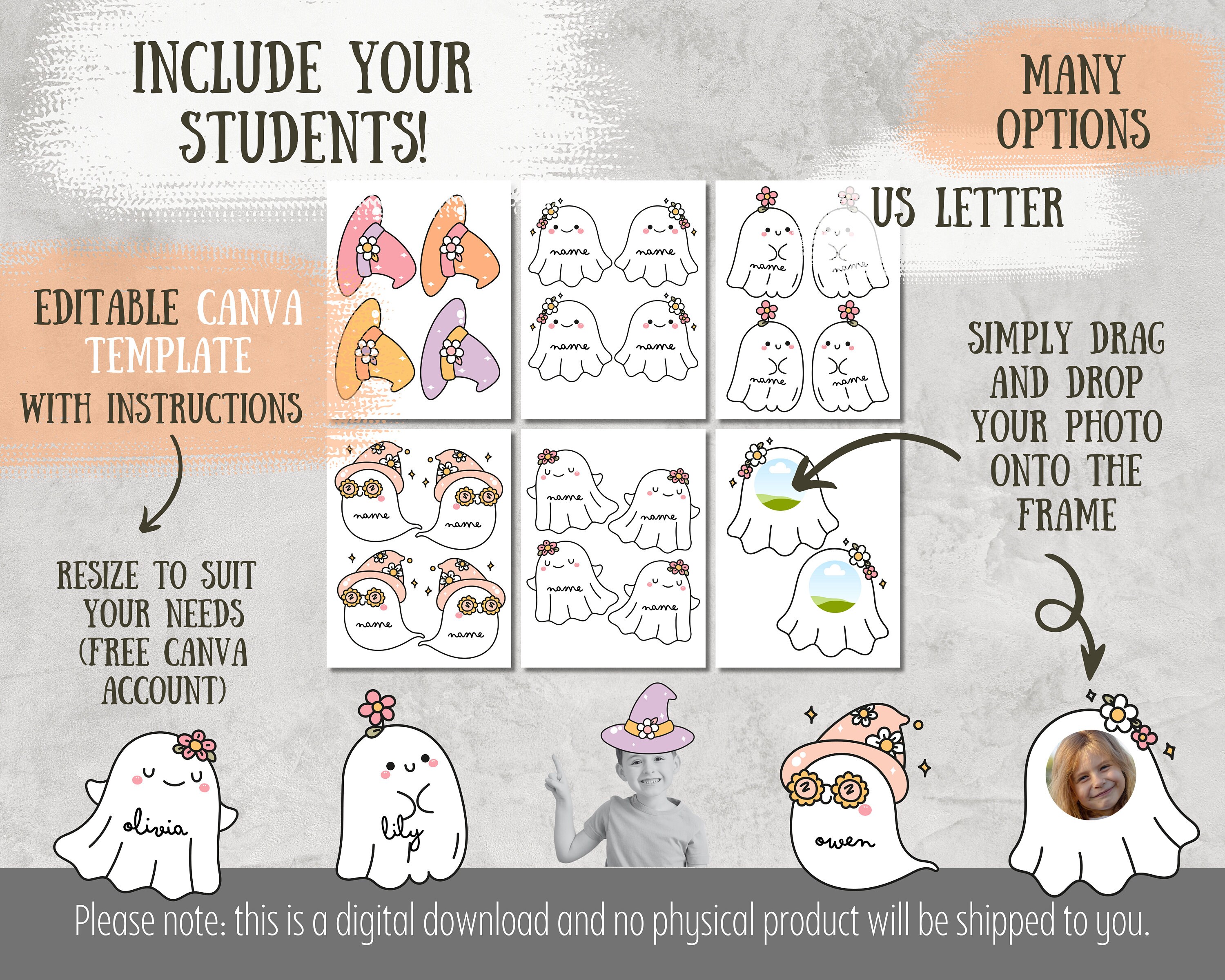 Groovy Halloween Bulletin Board Kit October Fall Bulletin Board Autumn ...