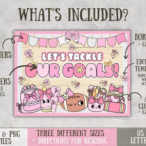 Welcome Back to School Bulletin Board Kit Ideas Groovy Girly Pink ...