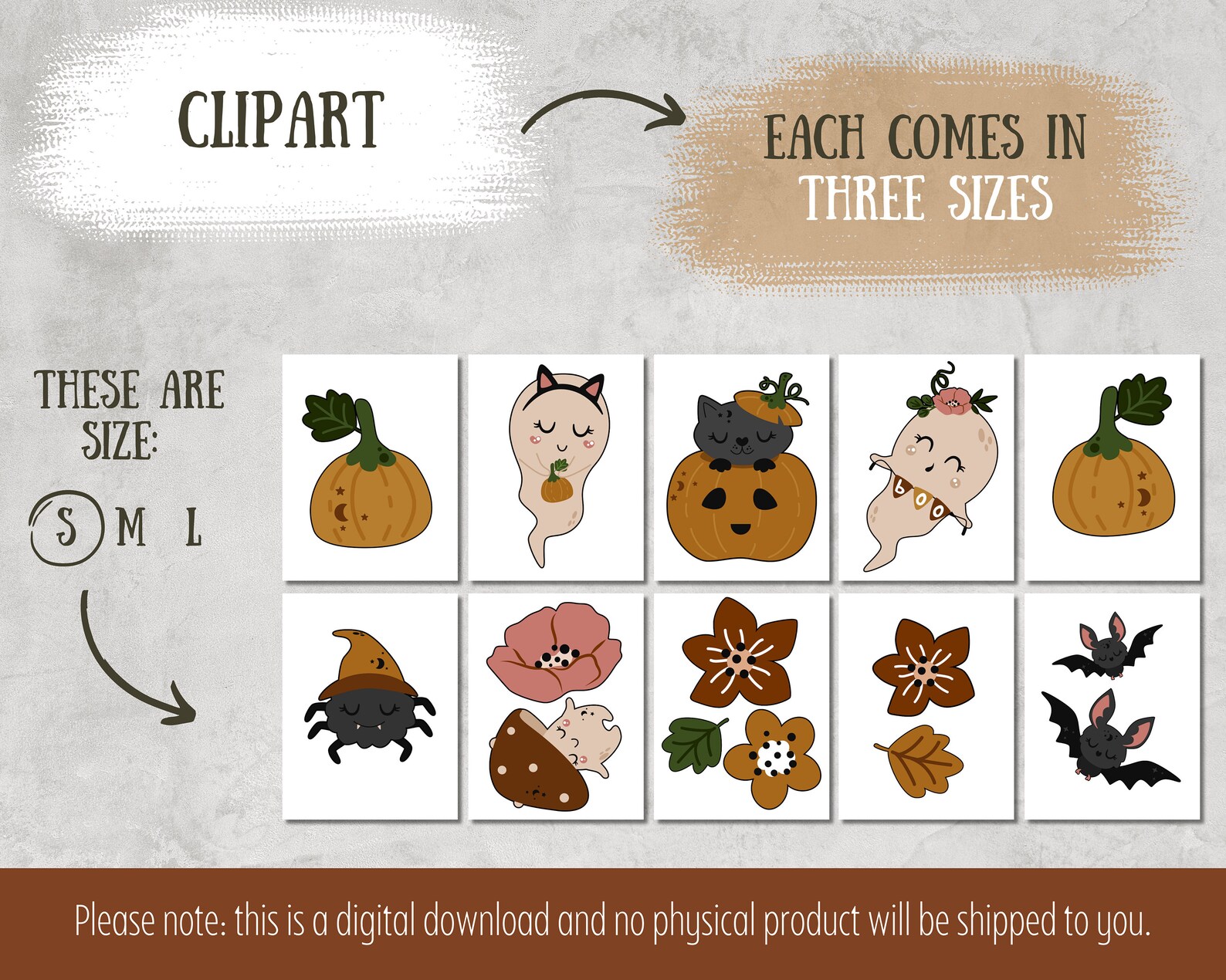 Boho Halloween Bulletin Board Kit October Fall Bulletin Board Autumn ...