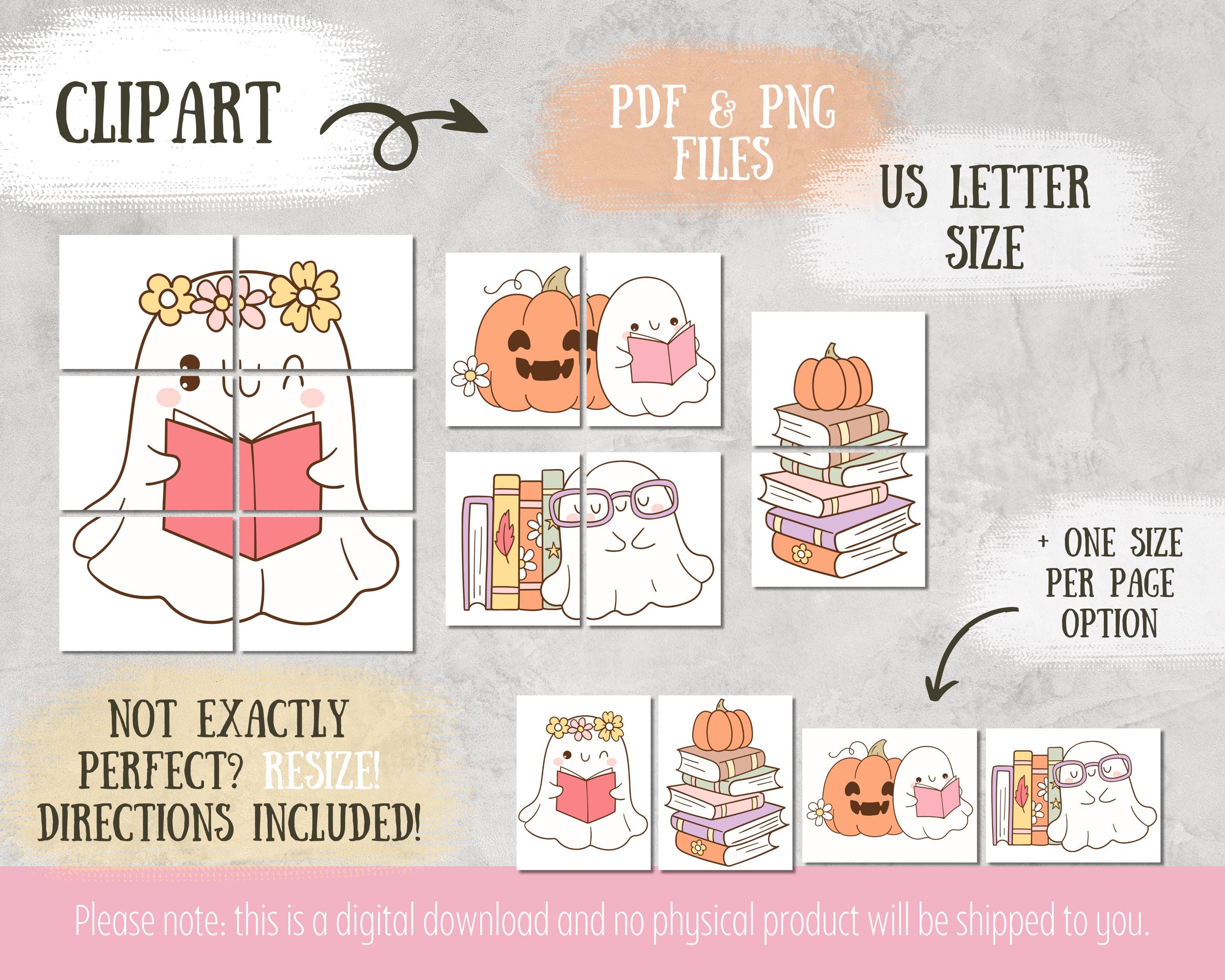Reading Halloween Door Decor Kit October Fall Bulletin Board Autumn ...