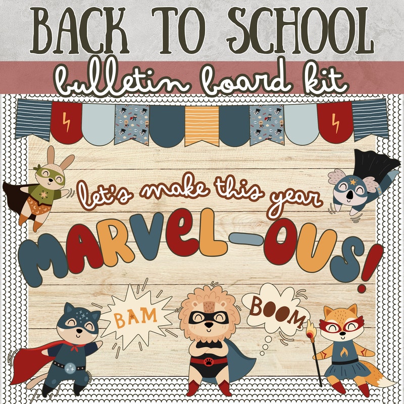 Back to School Bulletin Board - Etsy
