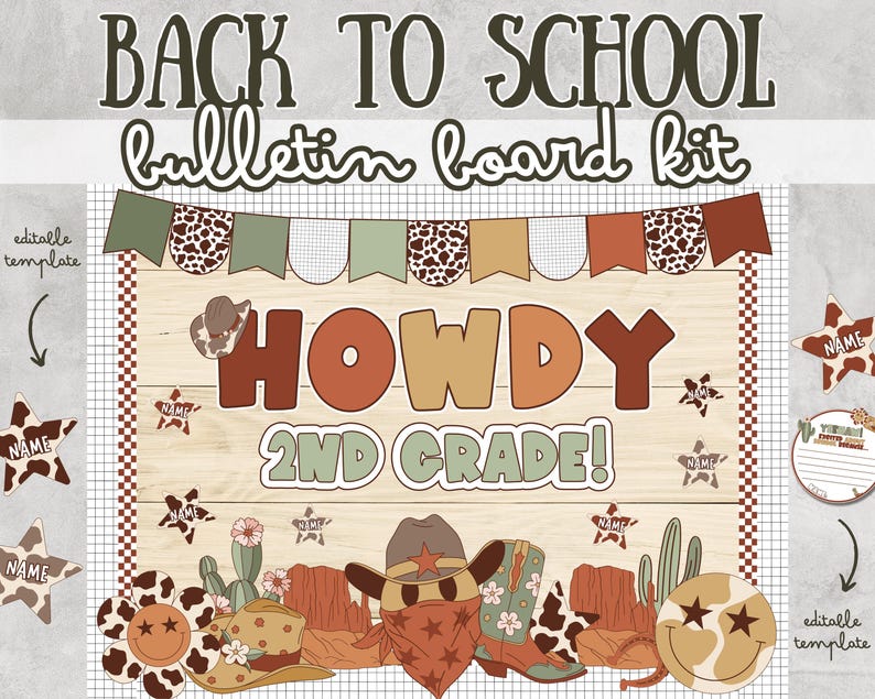 Welcome Back to School Bulletin Board Kit Ideas Western Door ...