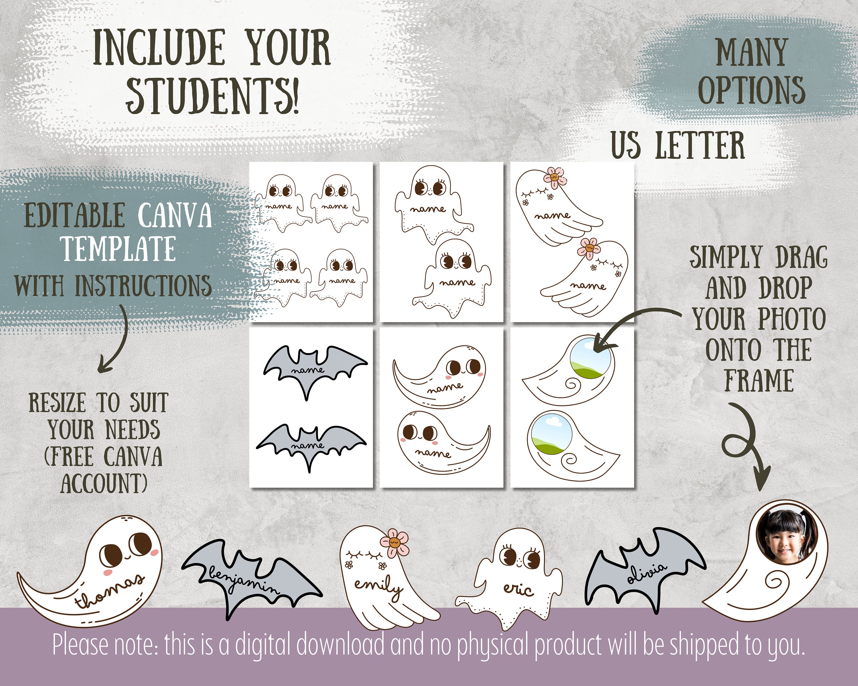Halloween Bulletin Board Kit October Fall Bulletin Board Autumn ...