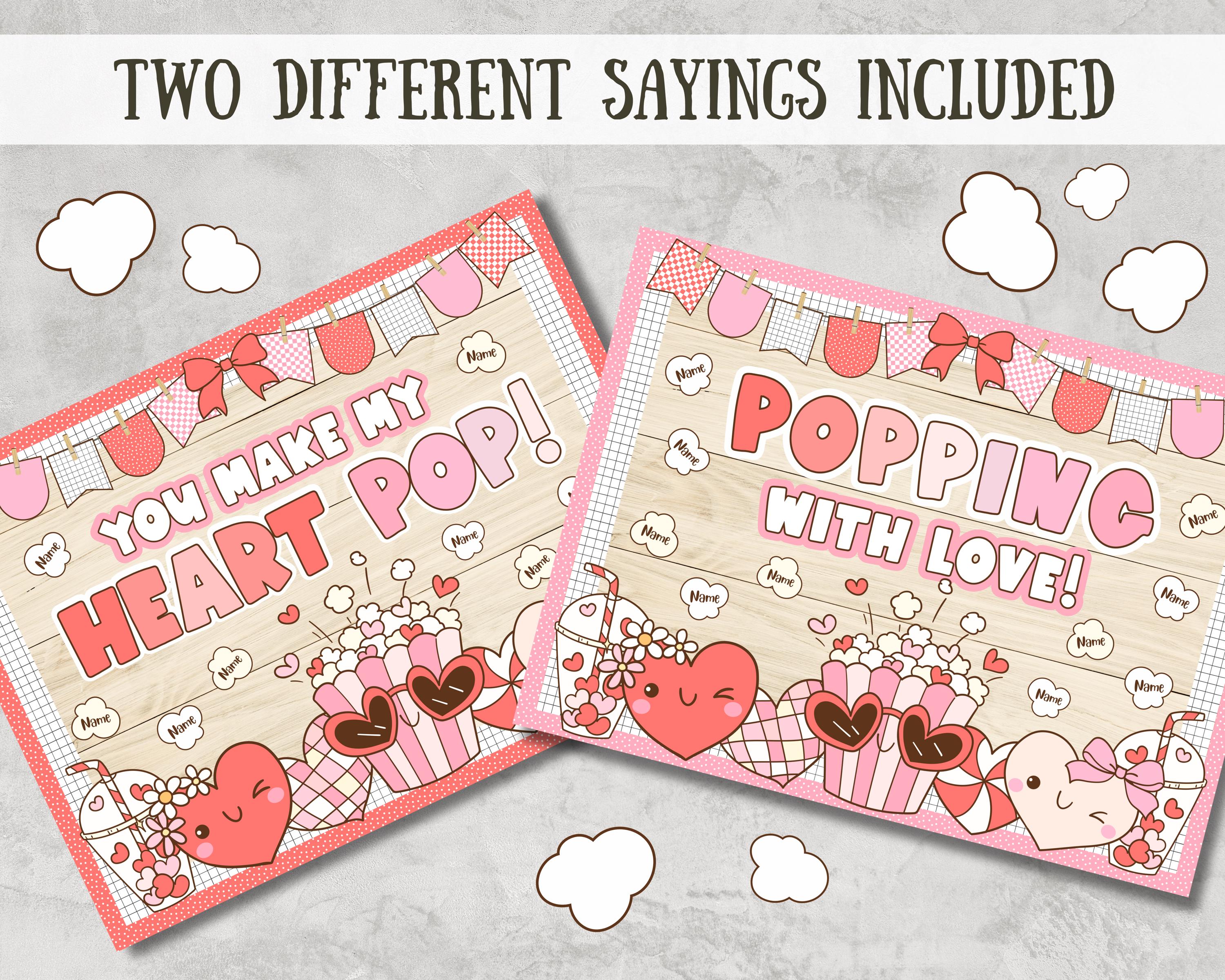 Valentine's Day Bulletin Board Ideas February Bulletin Board Kit ...