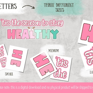 School Nurse Christmas Bulletin Board Kit Healthy Habits Winter ...