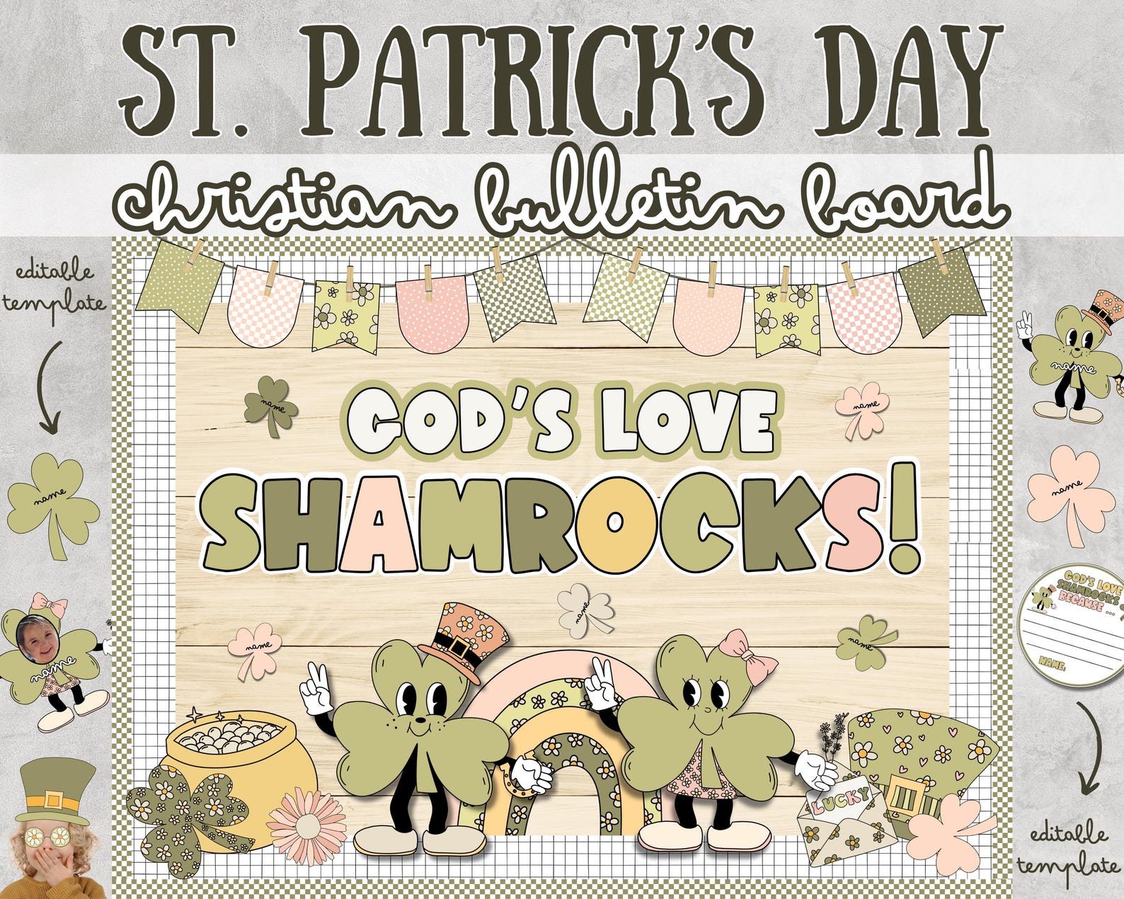 Christian Religious St. Patrick's Day Bulletin Board Ideas Spring March ...