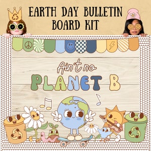 Earth Day Bulletin Board Kit April Bulletin Board Kit Spring Bulletin ...