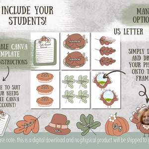 Thanksgiving Bulletin Board Kit Fall Bulletin Board November Bulletin ...