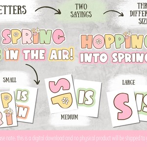 Spring Easter Bulletin Board Ideas April March Bulletin Board Kit Door ...