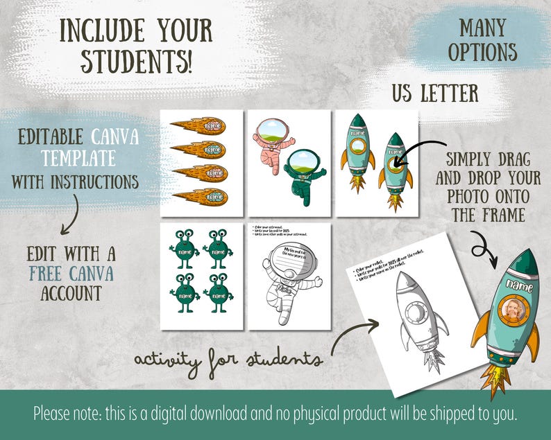 New Years Bulletin Board Kit 2026 Decoration Ideas January Winter ...