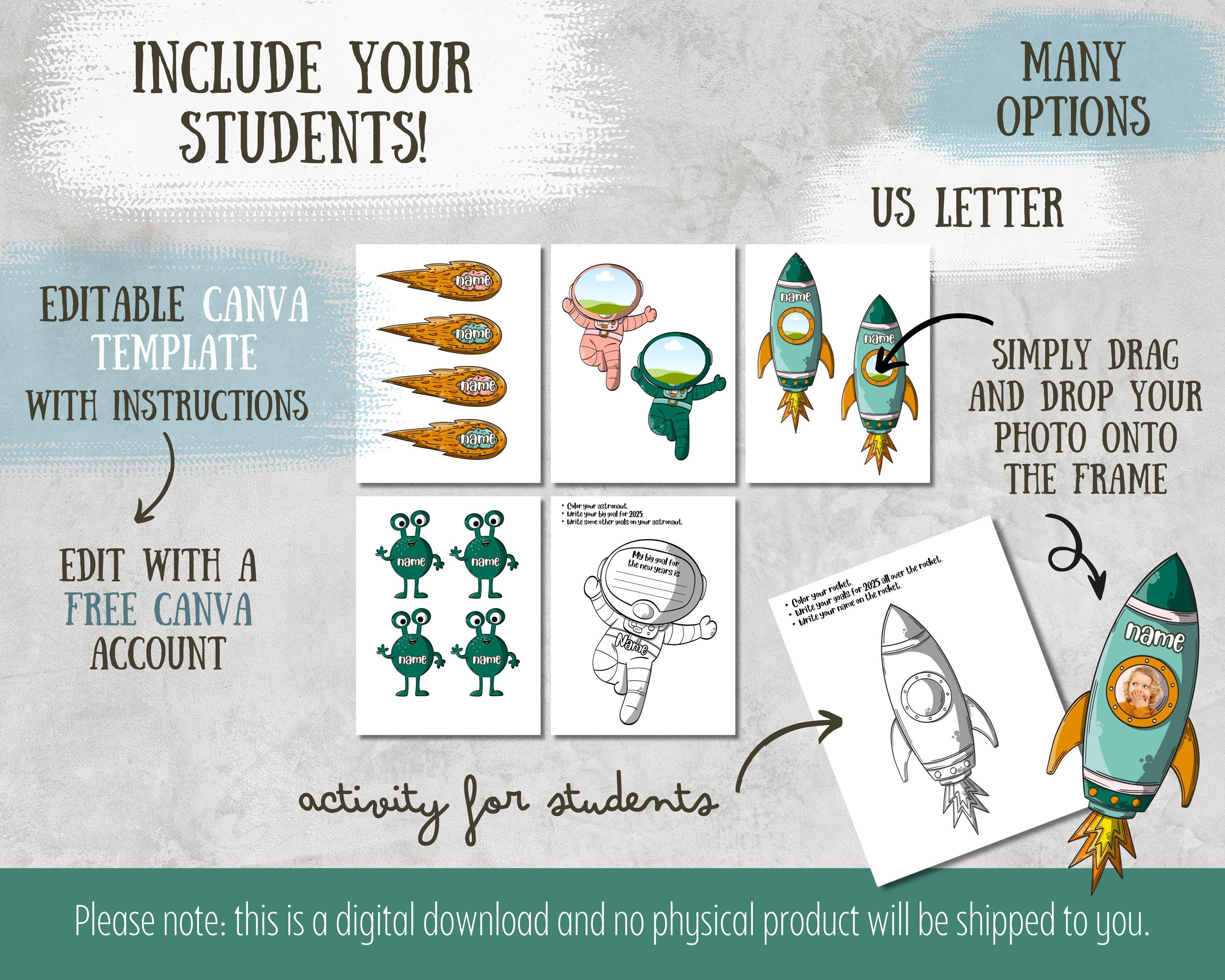 New Years Bulletin Board Kit 2026 Decoration Ideas January Winter ...