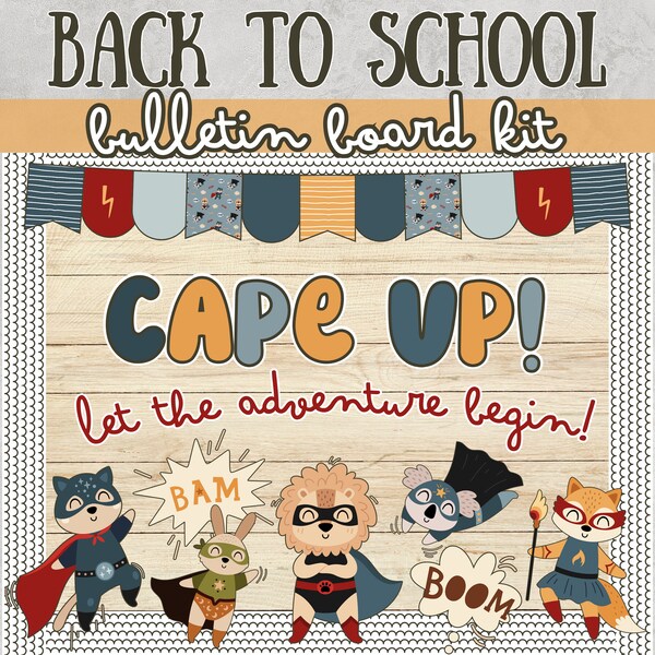 Superhero Classroom Decor - Etsy